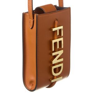 Fendi | Bags | Fendi Fendigraphy Leather Phone Pouch | Poshmark